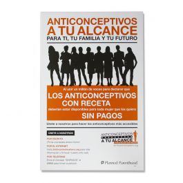 Birth Control Matters Poster - Spanish